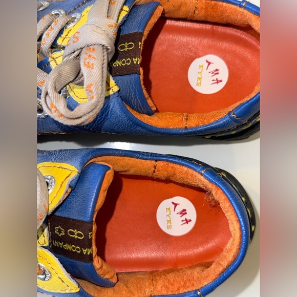 TMA | Shoes | Tma Eyes Time Original Blue Leather Walking Shoes Sz 65 ...